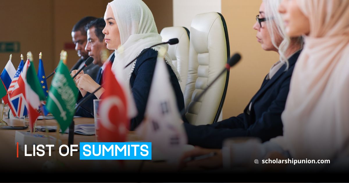 List of Summit - Explore Top Global Events and Conferences