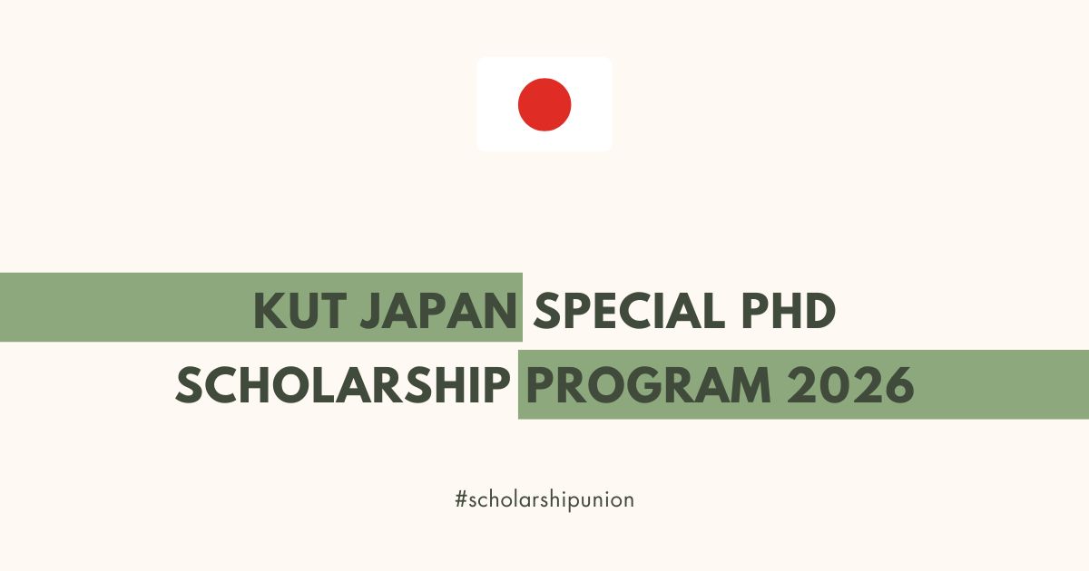 KUT Japan PhD Scholarship 2026 | Fully Funded Program