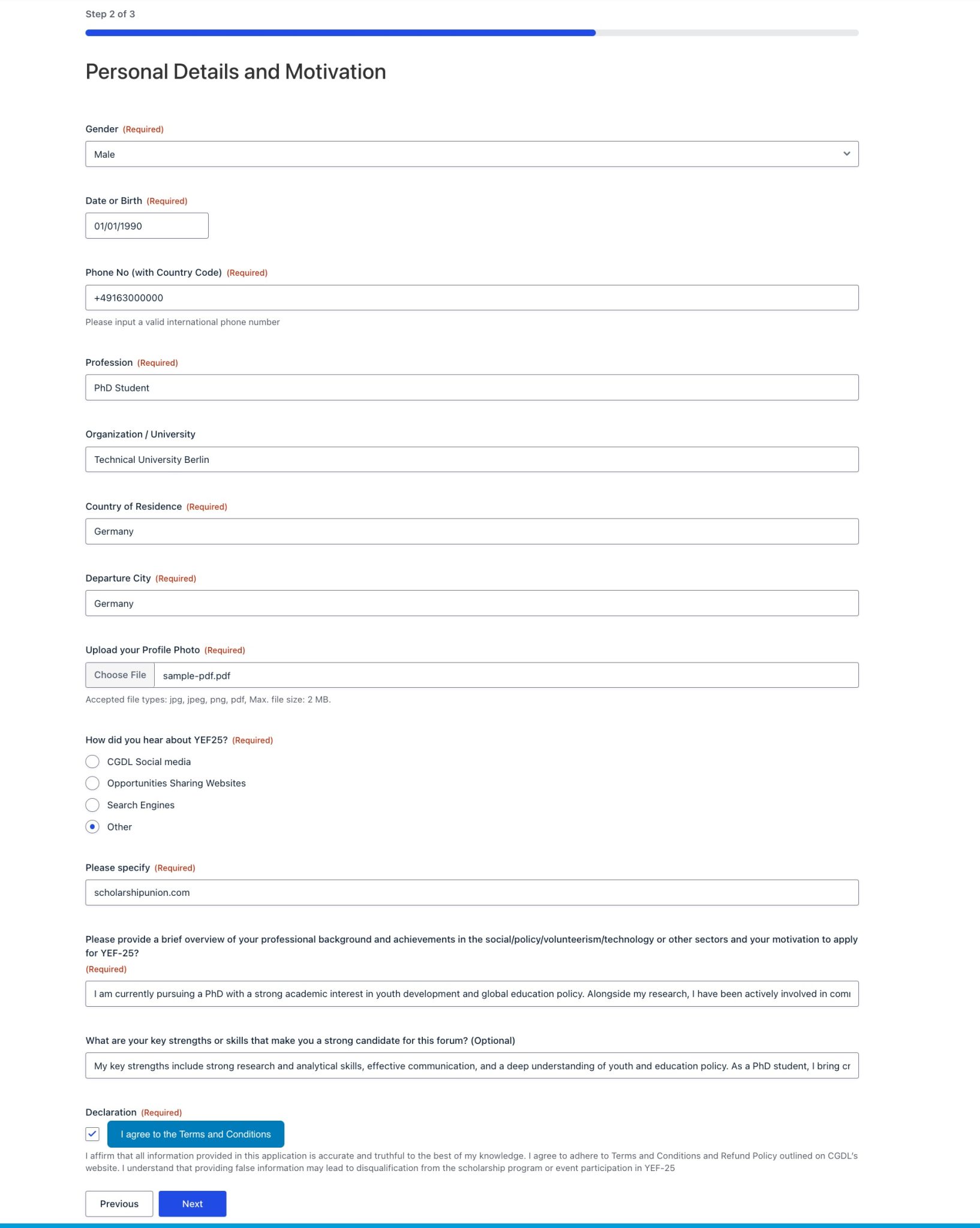 Step-by-Step Application Process for Youth Empowerment 2025