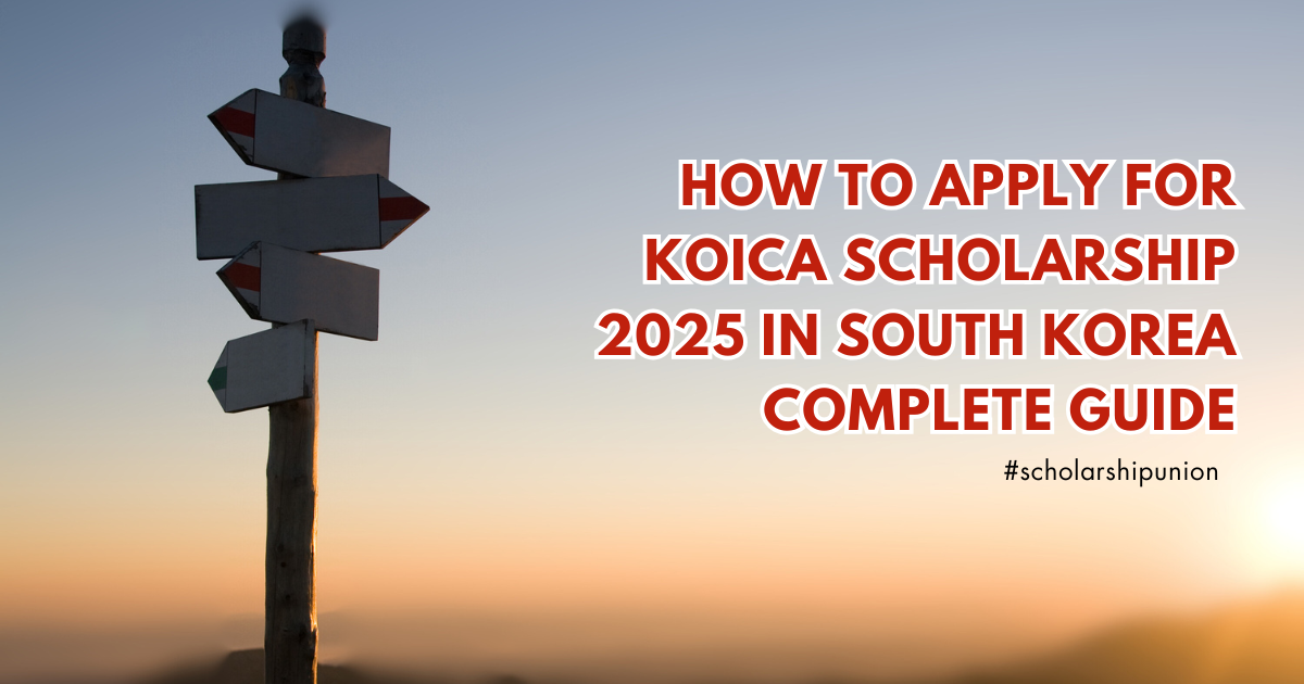 How to Apply for KOICA Scholarship 2025 in South Korea