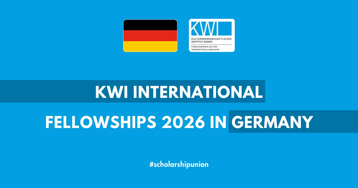KWI International Fellowships 2026 in Germany | Fully Funded