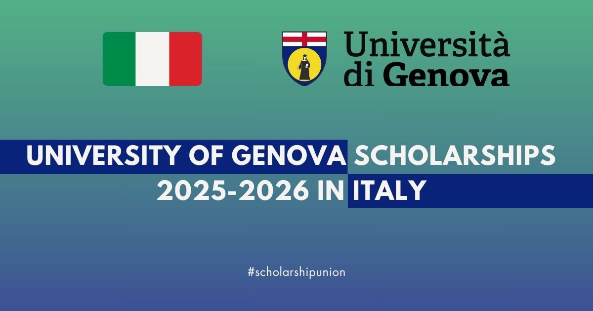 University of Genova Scholarships 2025-2026 in Italy