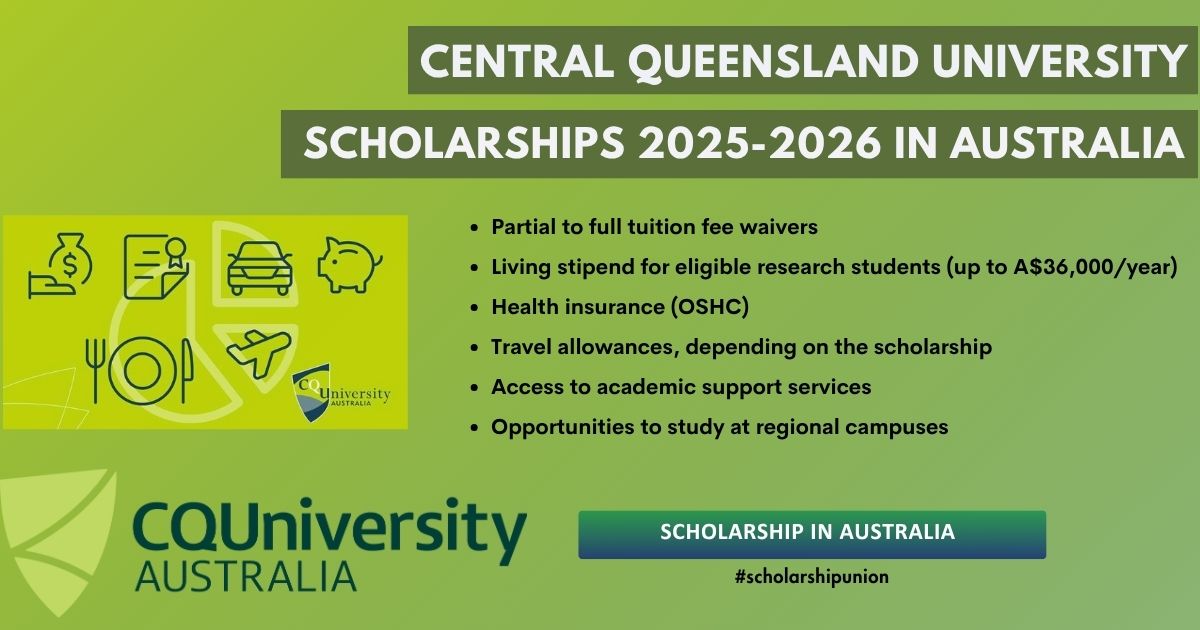 Central Queensland University Scholarships 2025-2026