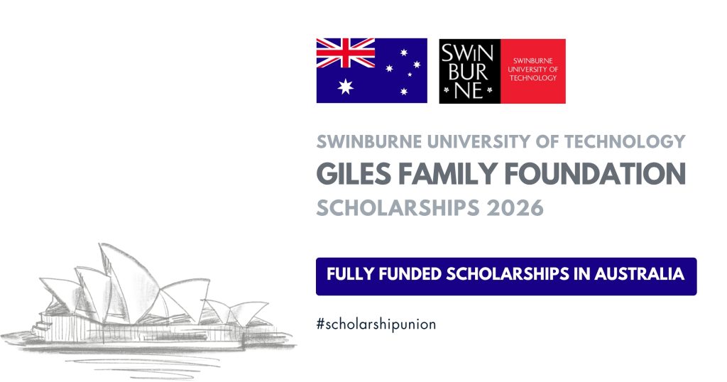 Giles Family Foundation Scholarship 2025 at Swinburne