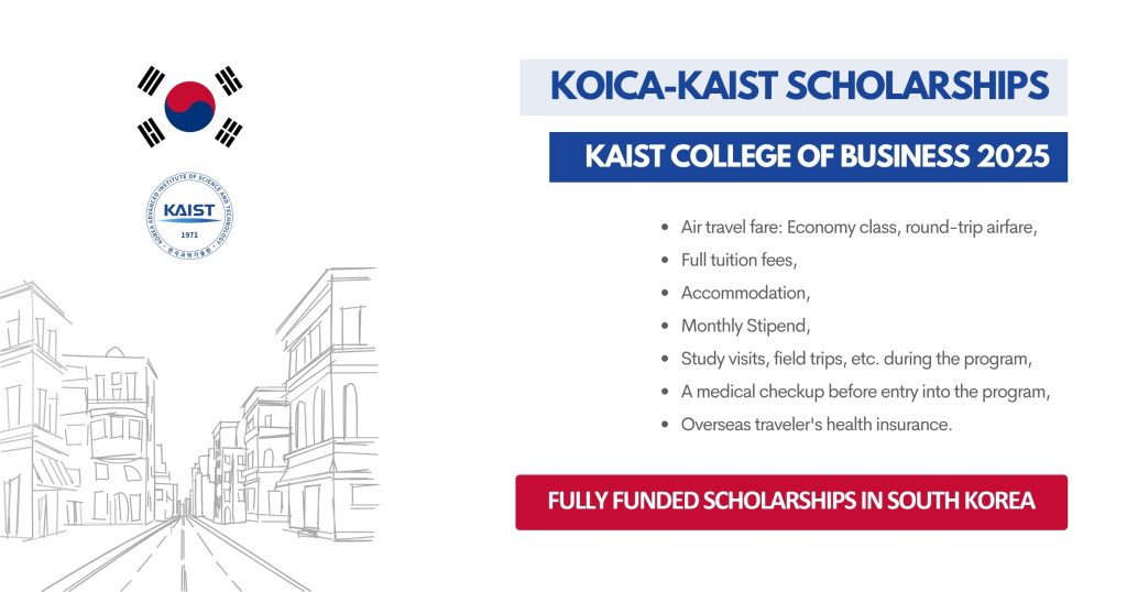 KOICA KAIST Scholarships 2025 in South Korea | Fully Funded