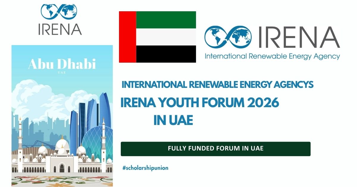 IRENA Youth Forum 2026 in UAE | Fully Funded Renewable Energy Event