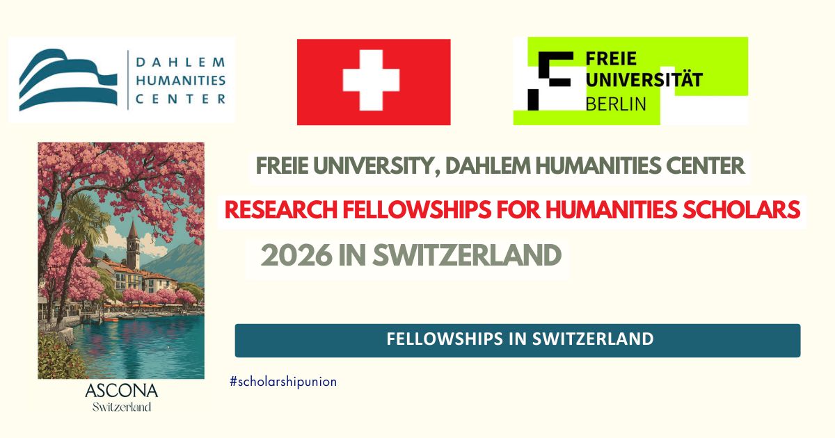Research Fellowships for Humanities Scholars 2026 | Apply