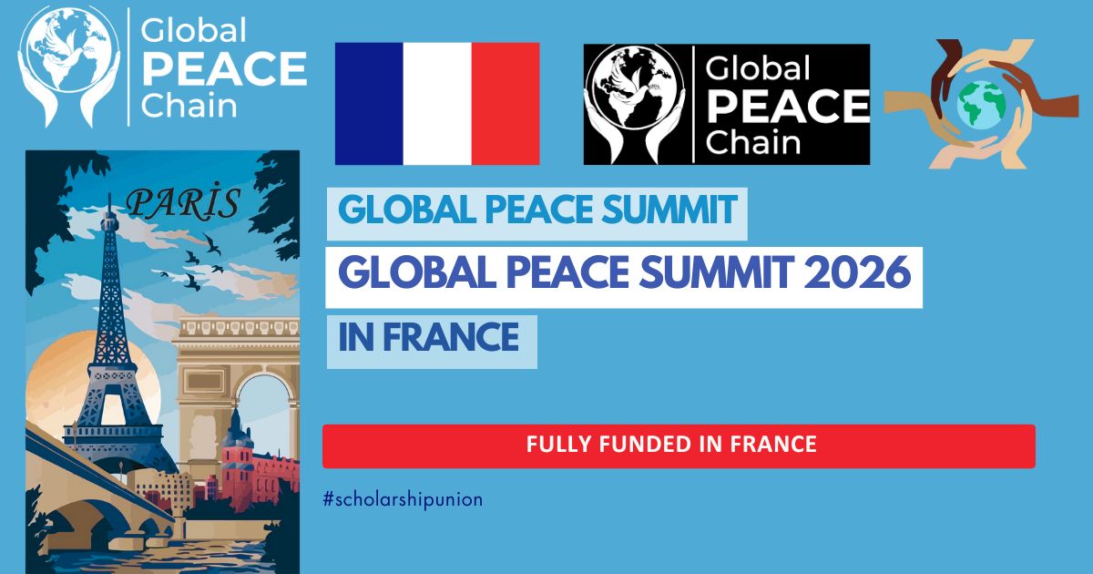 Global Peace Summit 2026 in France | Fully Funded Event