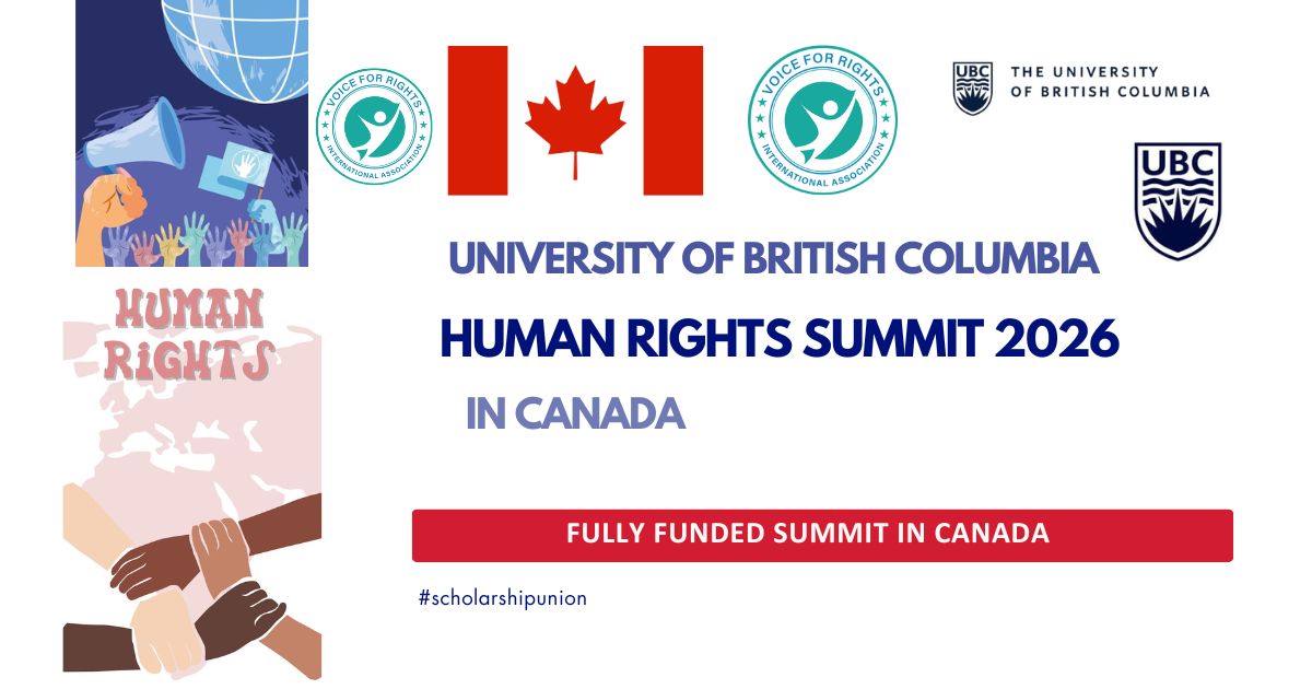 Human Rights Summit 2026 in Canada | Fully Funded Program