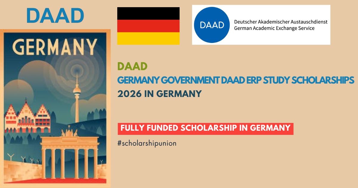 Germany Government DAAD ERP Study Scholarships 2026
