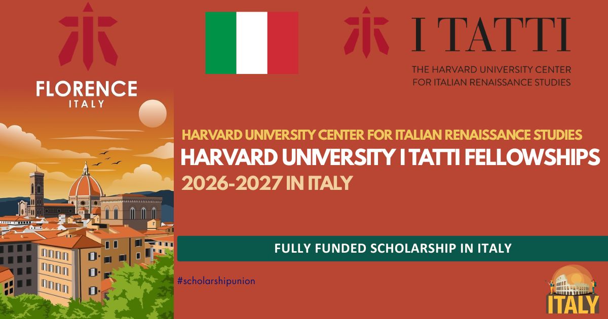 Harvard University I TATTI Fellowships 2026-2027
