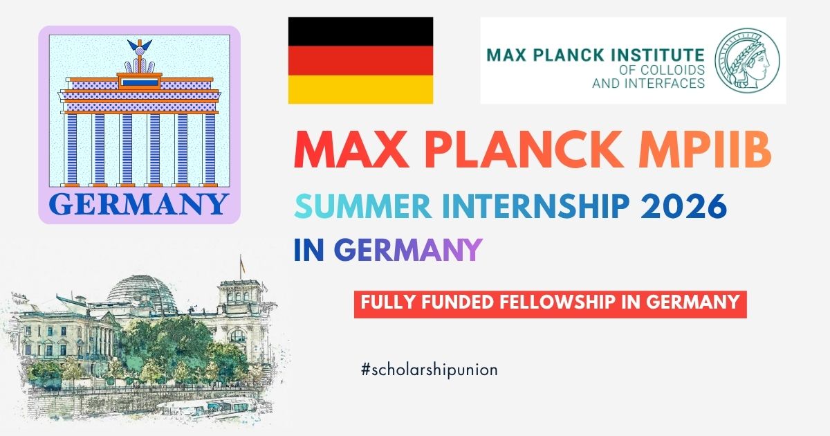 Max Planck MPIIB Summer Internship 2026 | Fully Funded