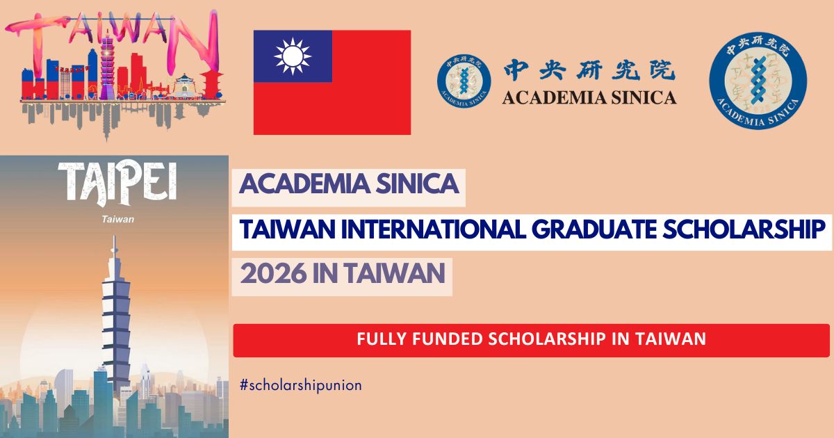 Taiwan International Graduate Scholarship 2026 | Fully Funded