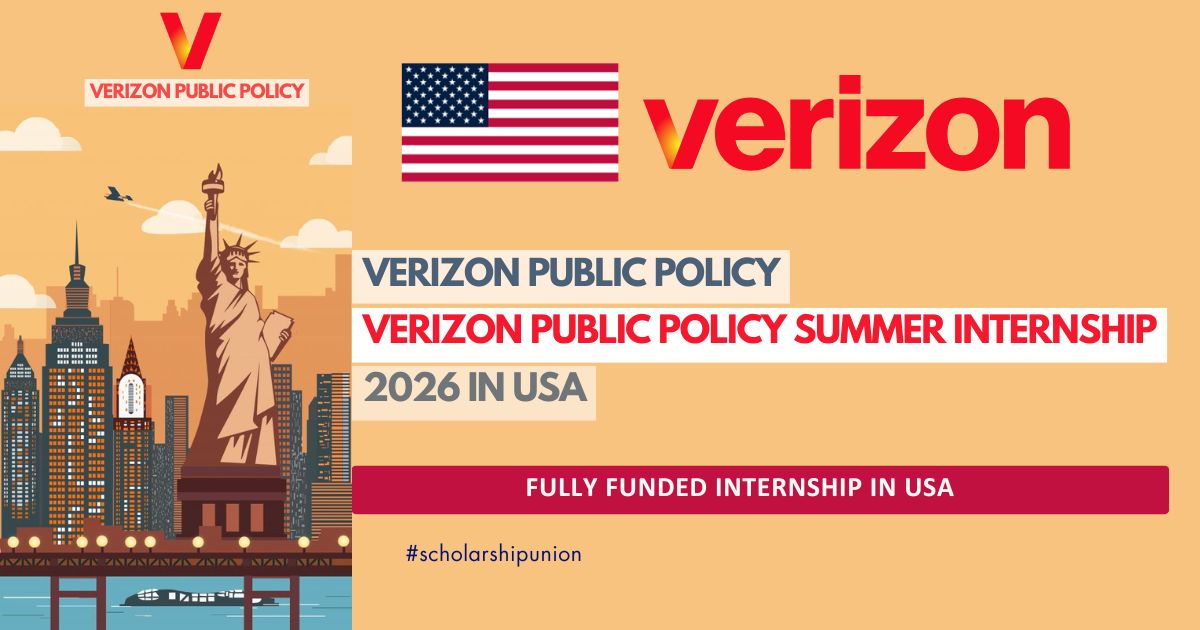 Verizon Public Policy Summer Internship 2026 in USA | Fully Funded