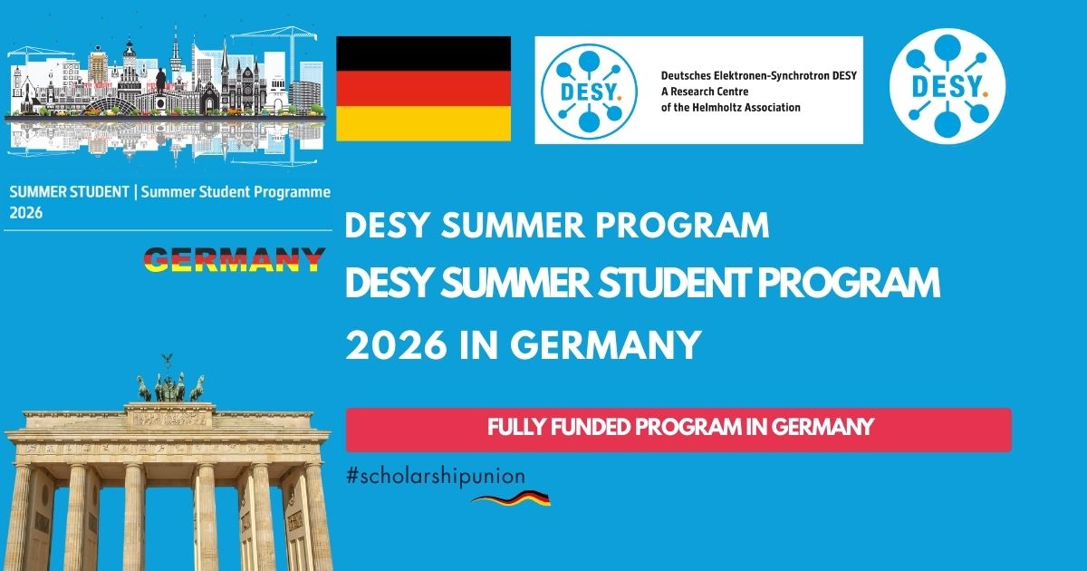 DESY Summer Student Program 2026 in Germany | Fully Funded
