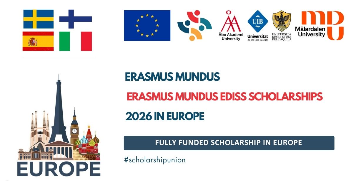 List of Erasmus Mundus Scholarships 2025 in Europe