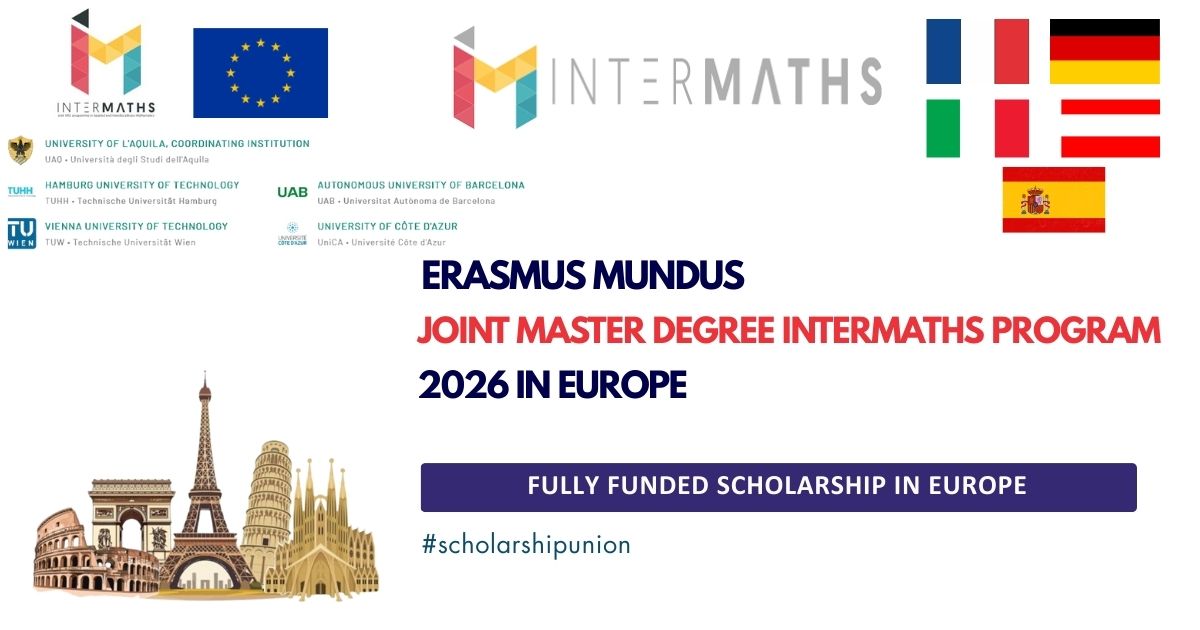 Erasmus Mundus Joint Master Degree InterMaths Program 2026