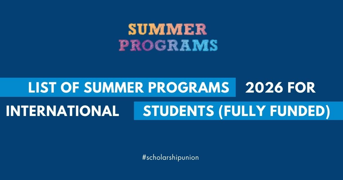 List of Summer Programs 2026 for International Students