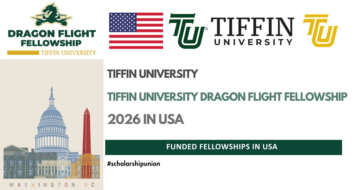 Tiffin University Dragon Flight Fellowship 2026 in USA