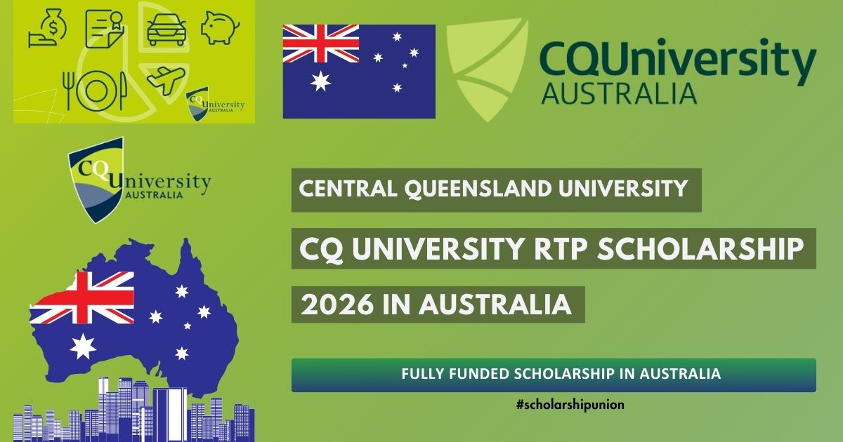 CQ University RTP Scholarship 2026 in Australia | Fully Funded