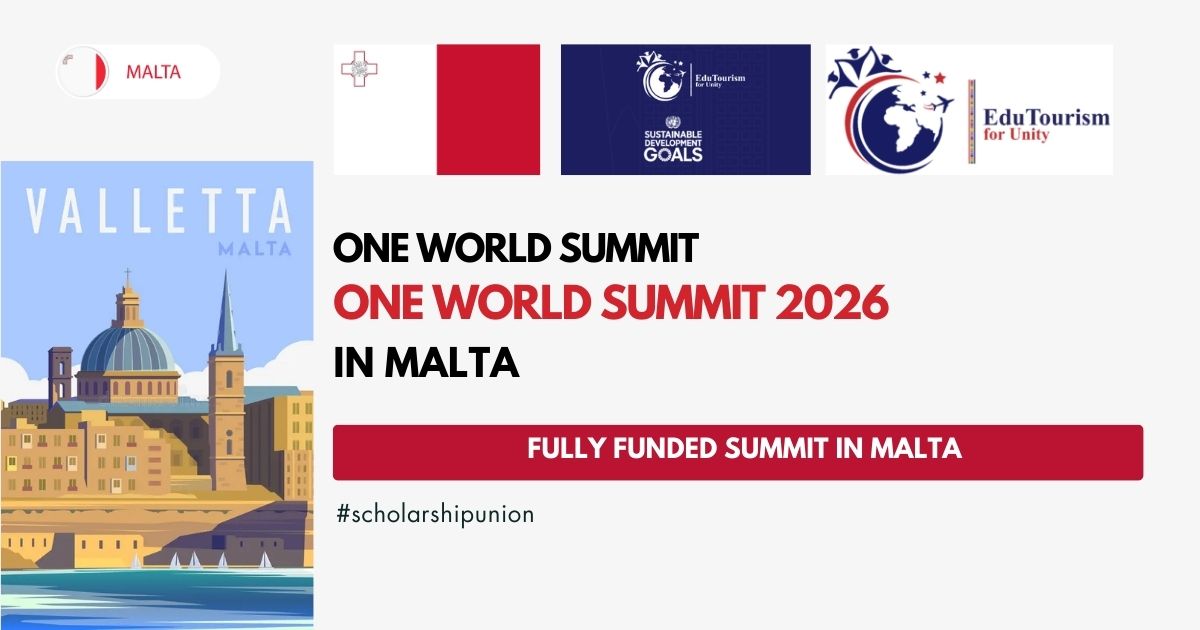 One World Summit 2026 in Malta | Fully Funded
