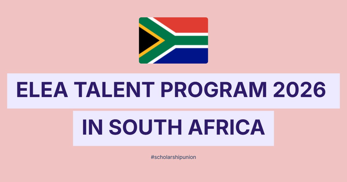 elea Talent Program 2026 in South Africa